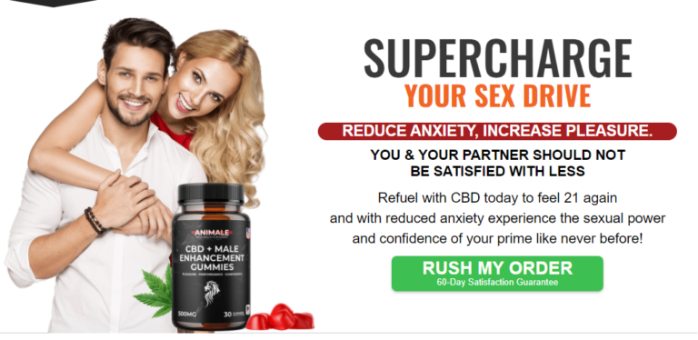 Animale CBD + Male Enhancement Gummies UK: Reviews, Price