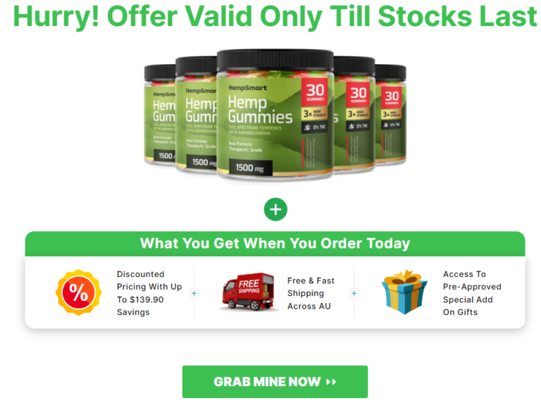 Hemp Smart Gummies Australia/New Zealand/Canada: Reviews