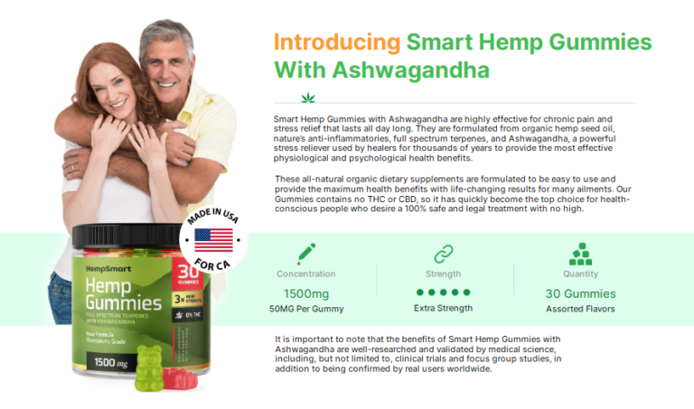 Smart Hemp Gummies Canada: Ingredients, Benefits, Pros & Cons