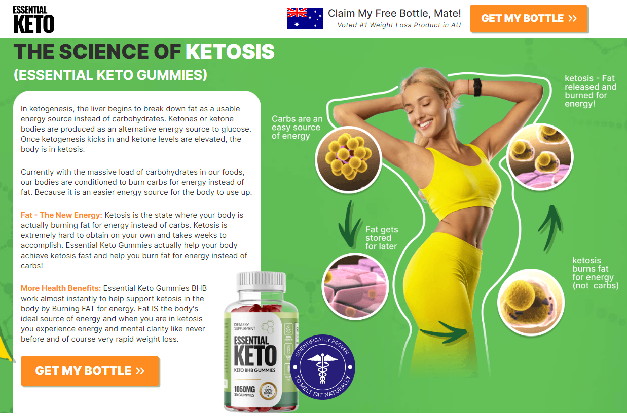 Essential Keto Australia/New Zealand: Gummies, Reviews, Price