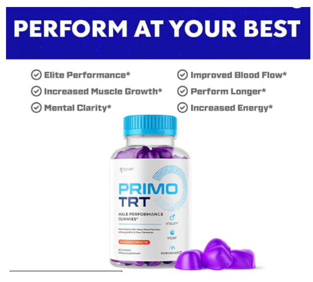 Primo TRT Gummies Reviews: Male Enhancement, Where To Buy?