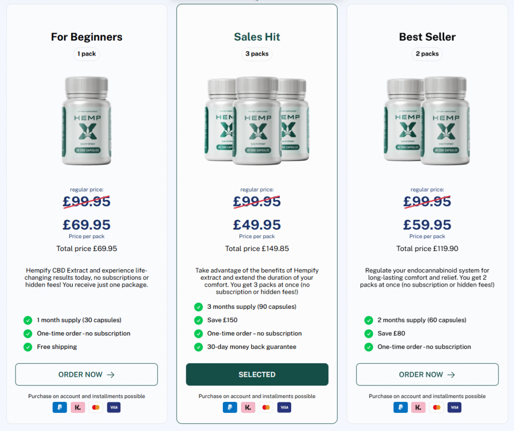 Hemp X CBD Capsules Reviews: Calm Your Mind Restore Balance